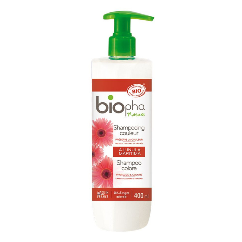 Shampooing bio Couleur - Cheveux teints et abîmés - Inula maritima ...